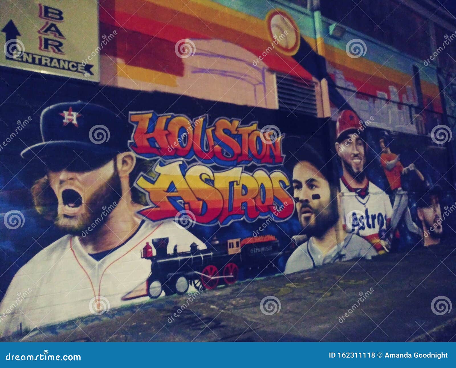 Houston Astros World Series 2019 Graffiti Foto de Stock Editorial ...