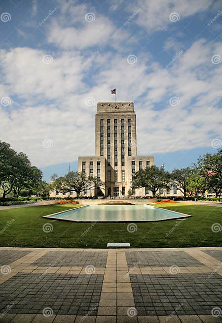 Houston City Hall stock image. Image of cityscape, houston - 8494449