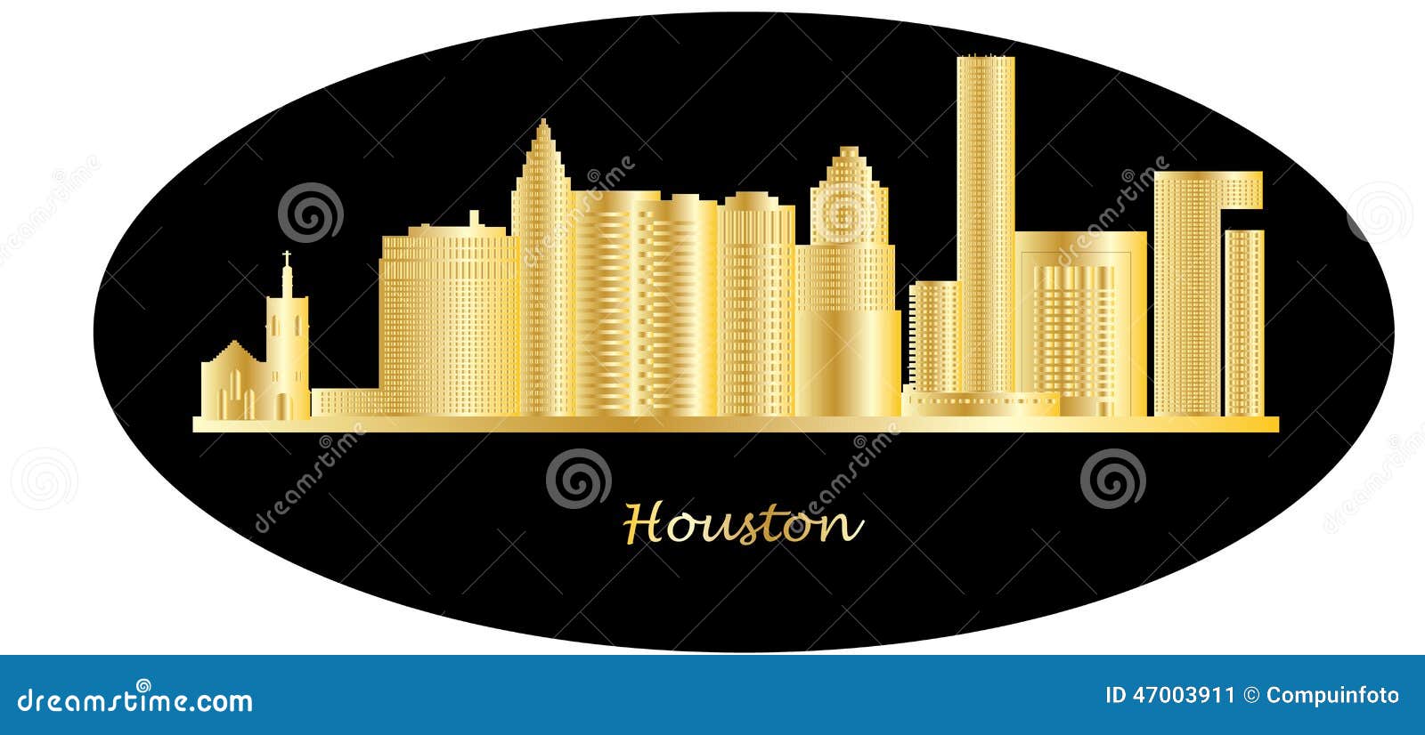 Houston city skyline stock vector. Illustration of building - 47003911