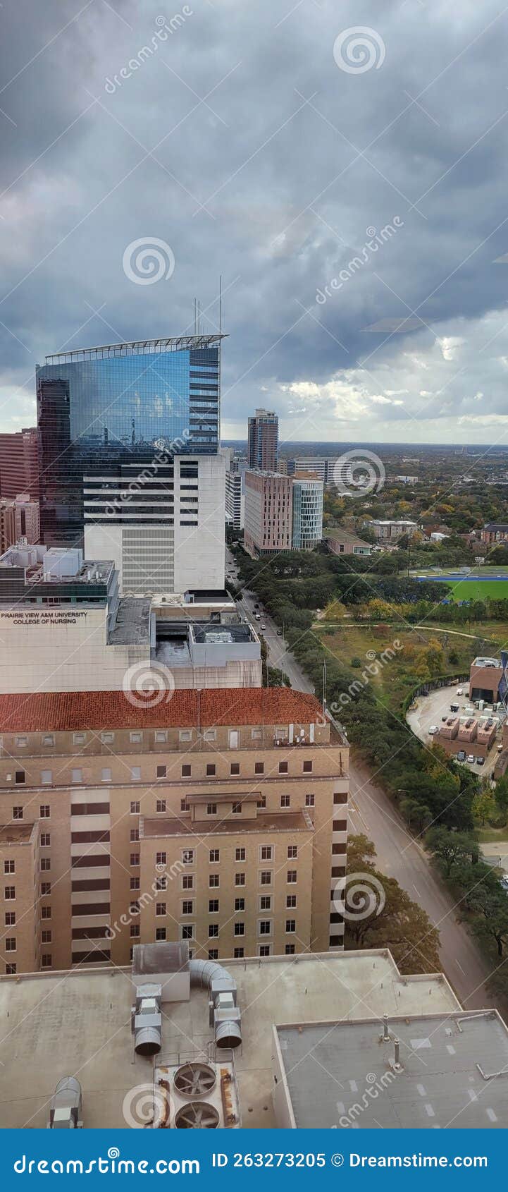 Houston city view editorial image. Image of architecture - 263273205