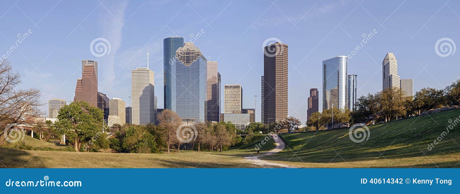 Houston Downtown, Texas stock photo. Image of office - 40614342