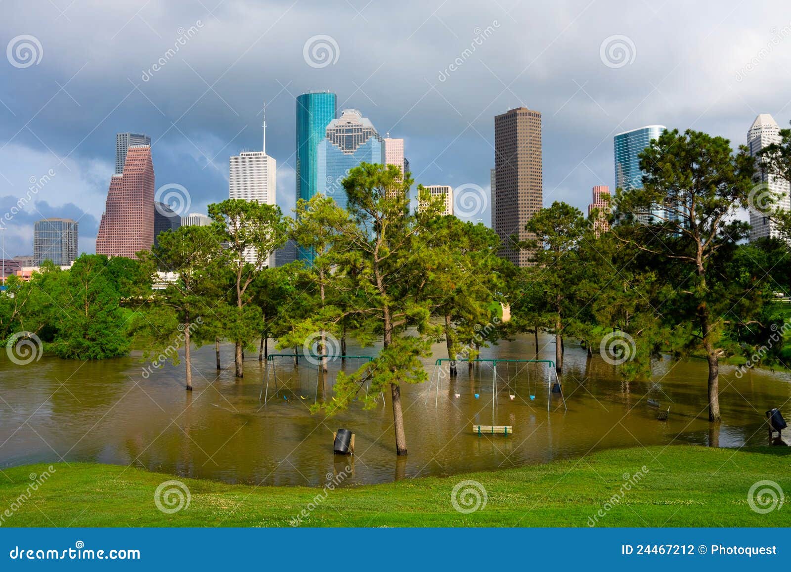 Houston il Texas fotografia stock. Immagine di commercio - 24467212