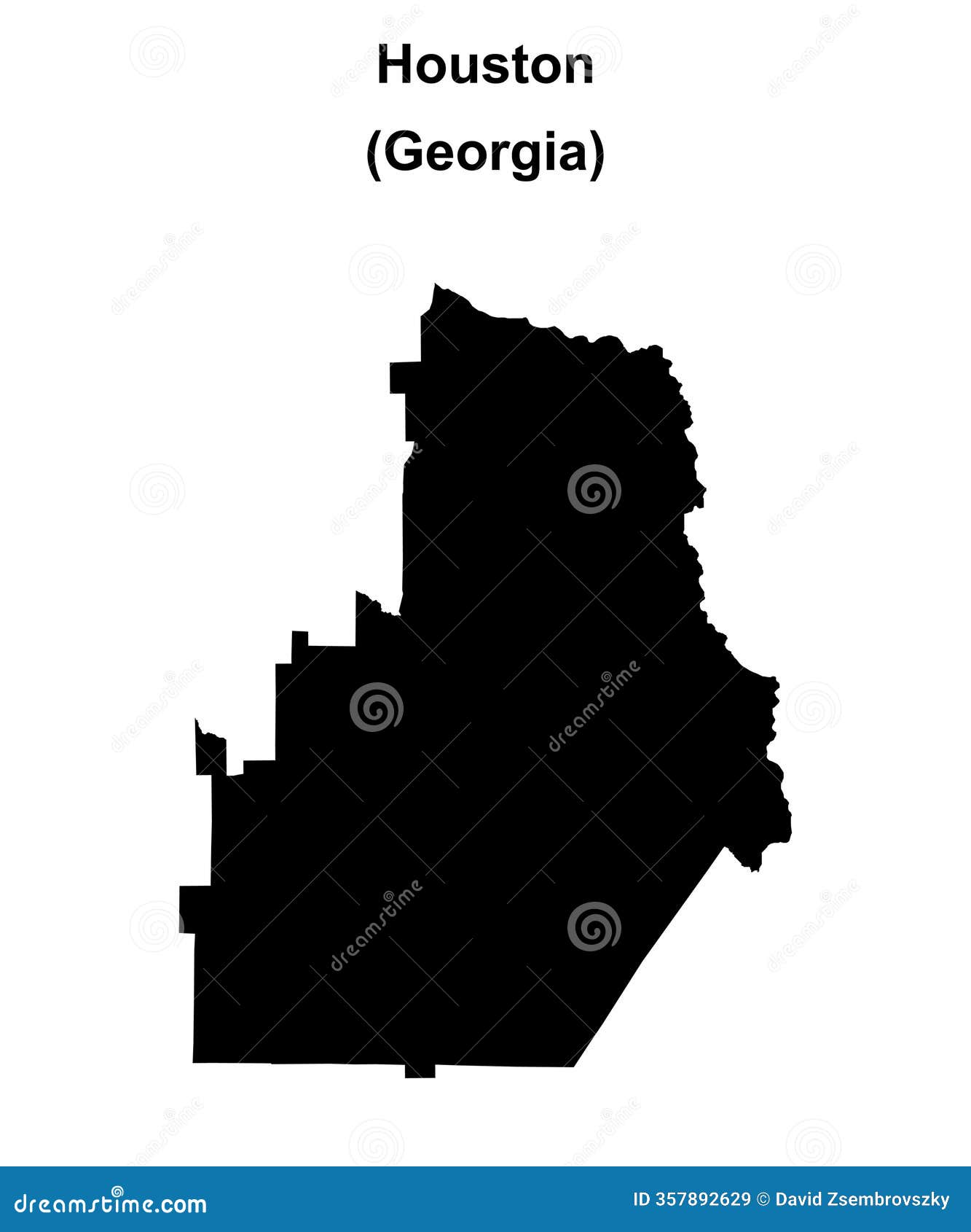 Houston Outline Map Vector Illustration | CartoonDealer.com #361761350