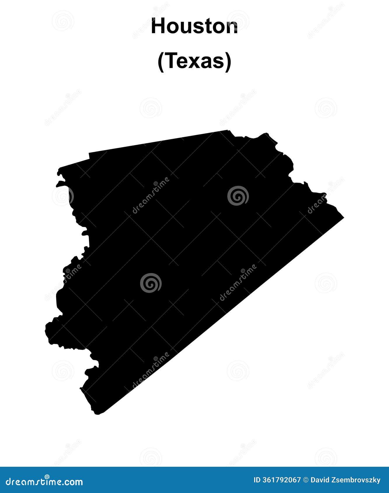 Houston Outline Map Cartoon Vector | CartoonDealer.com #357646049