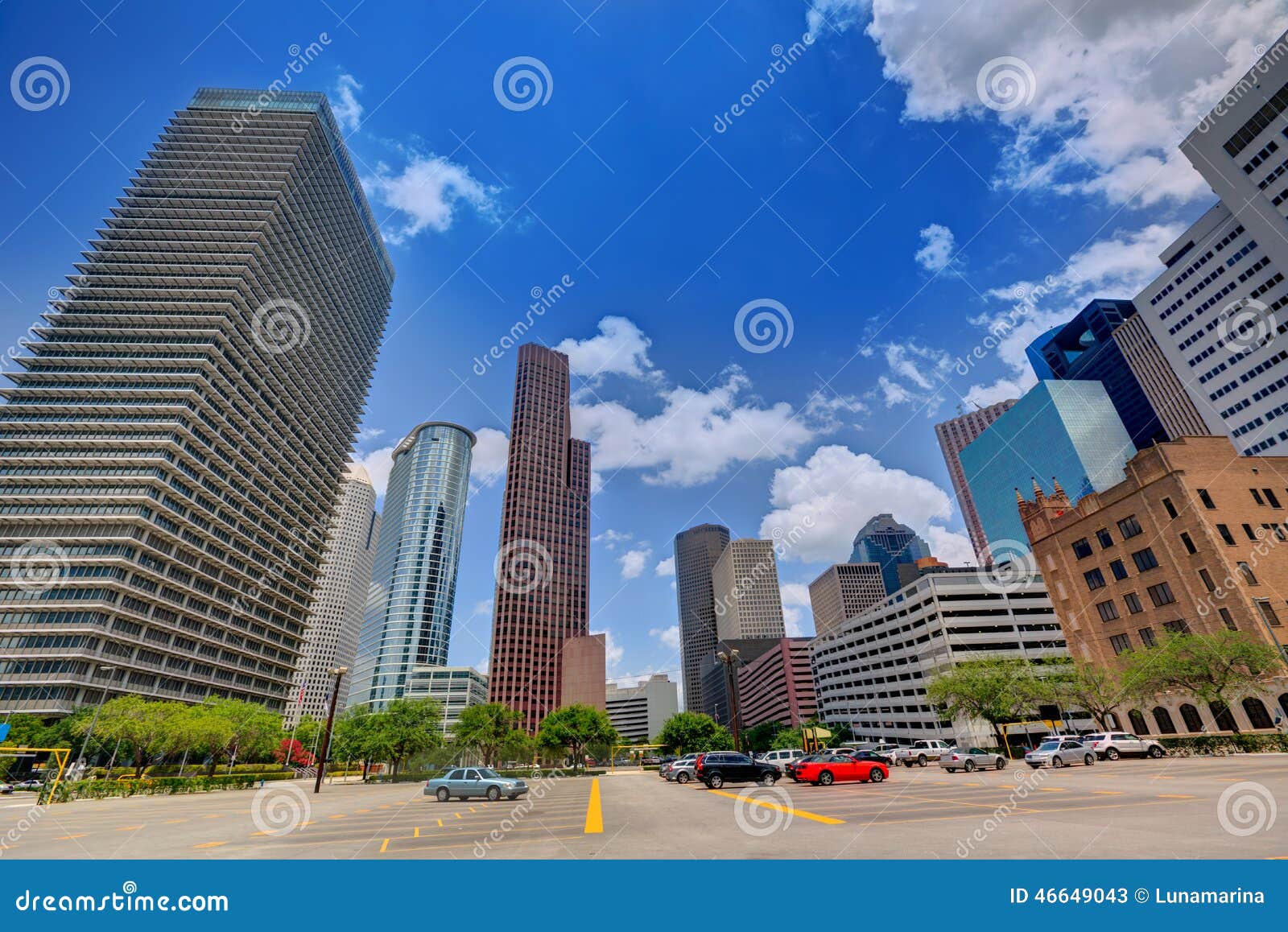 Houston Skyline Cityscape in Texas US Stock Image - Image of houston ...