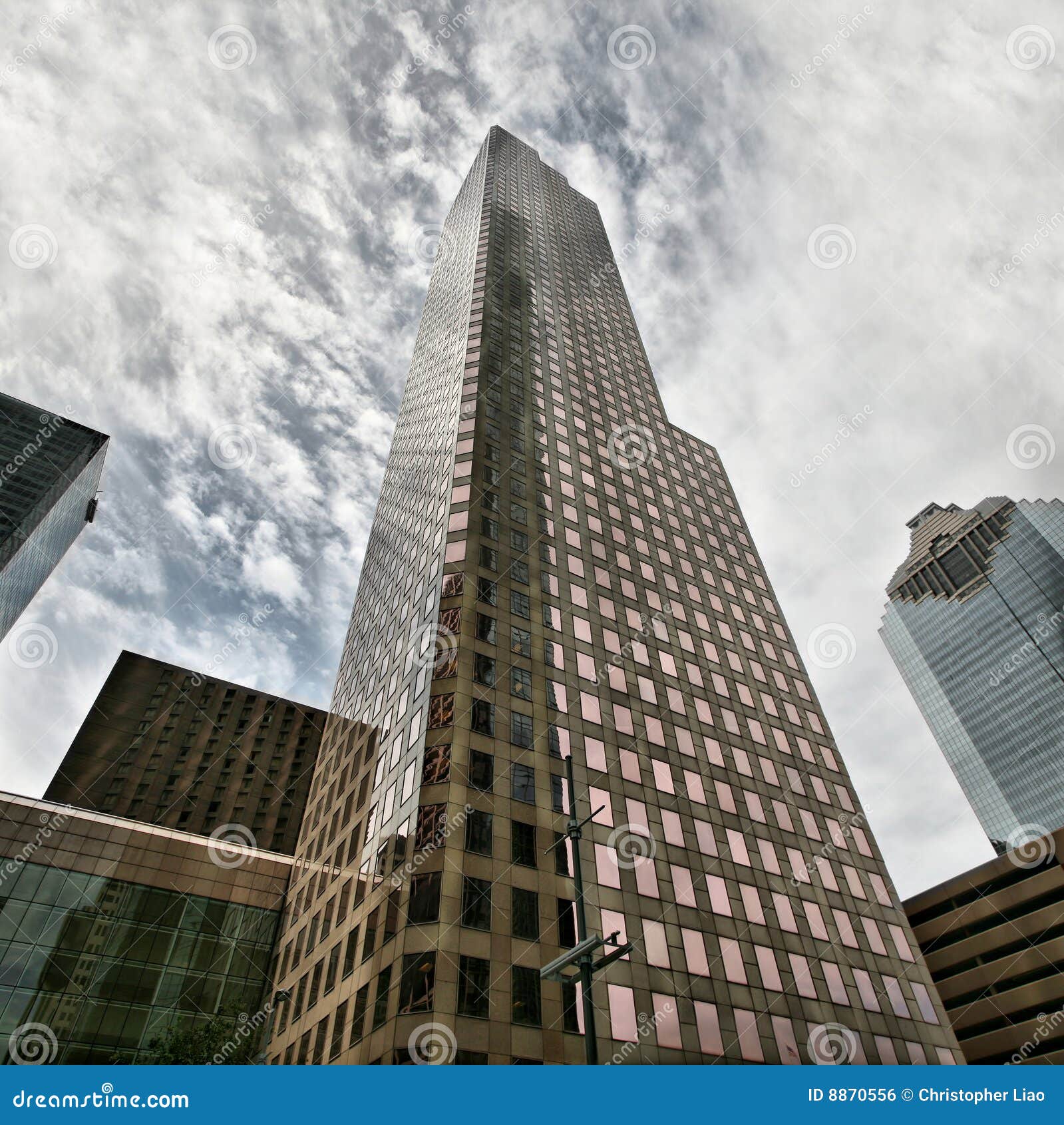 Houston Skyscraper stock photo. Image of cityscape, panorama - 8870556