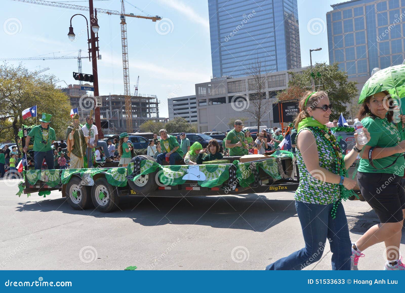 Houston St. Patrick S Parade Editorial Stock Photo - Image of texas ...
