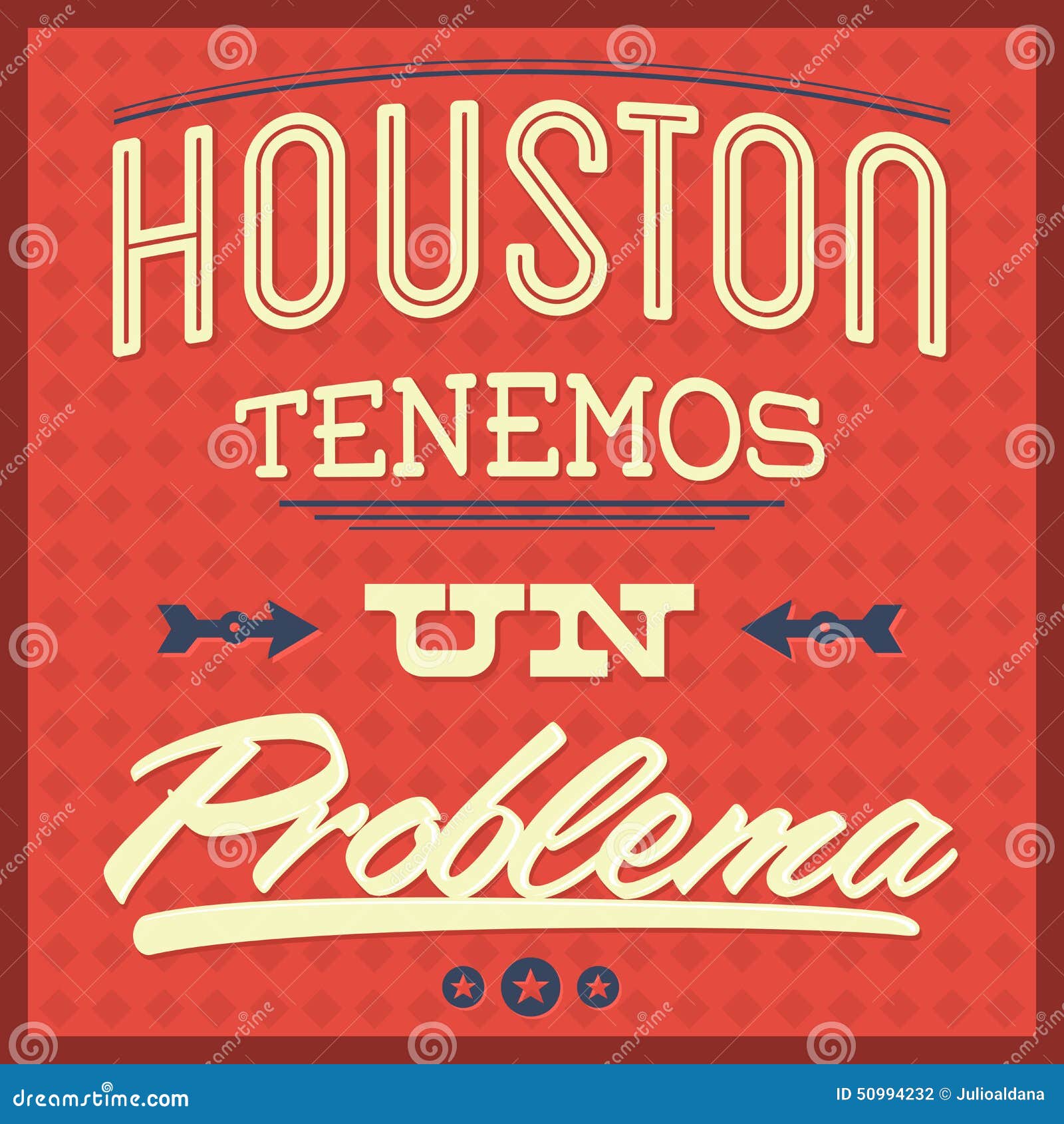 Houston Tenemos Un Problema - Houston we Have a Problem Spanish Text ...
