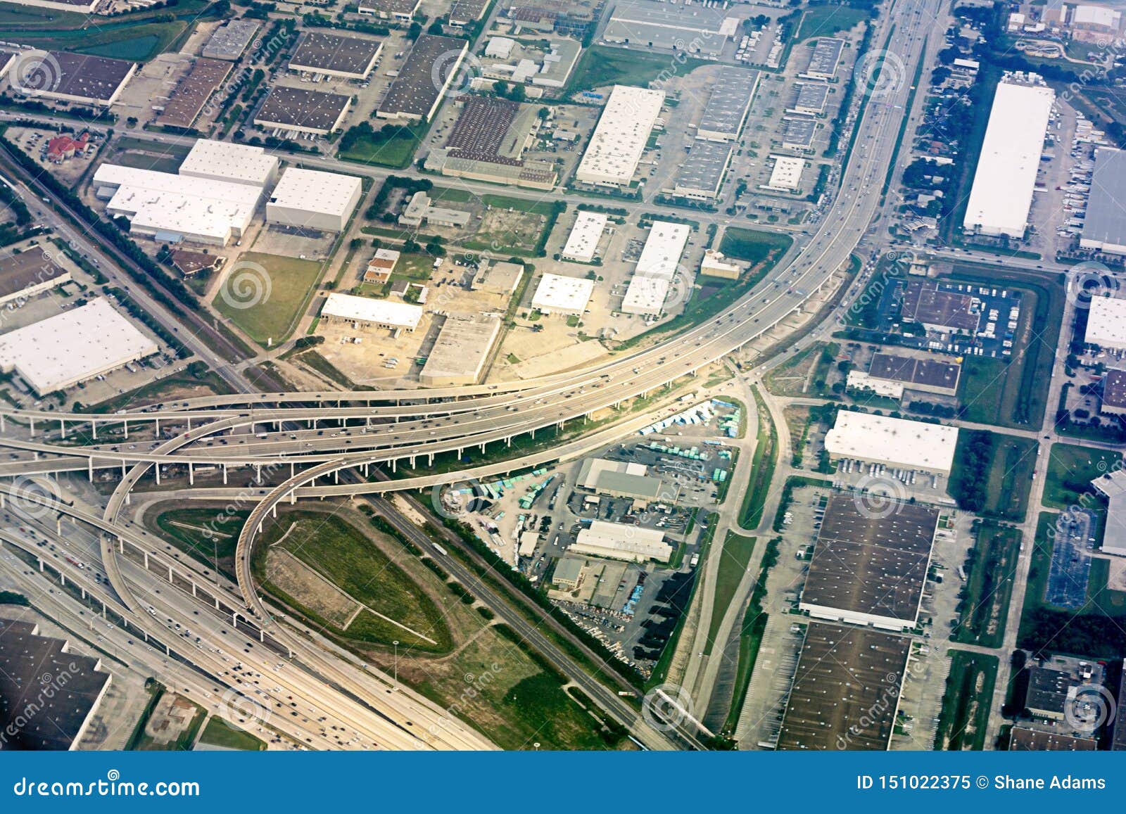 Houston, Texas Aerial stock image. Image of houston - 151022375