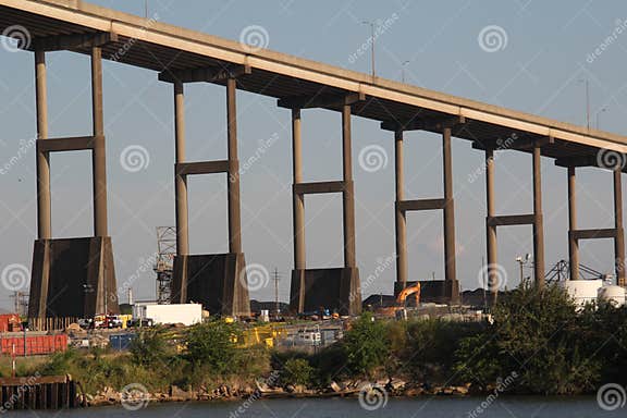 Houston Texas Bridge stock photo. Image of bridge, transportation ...
