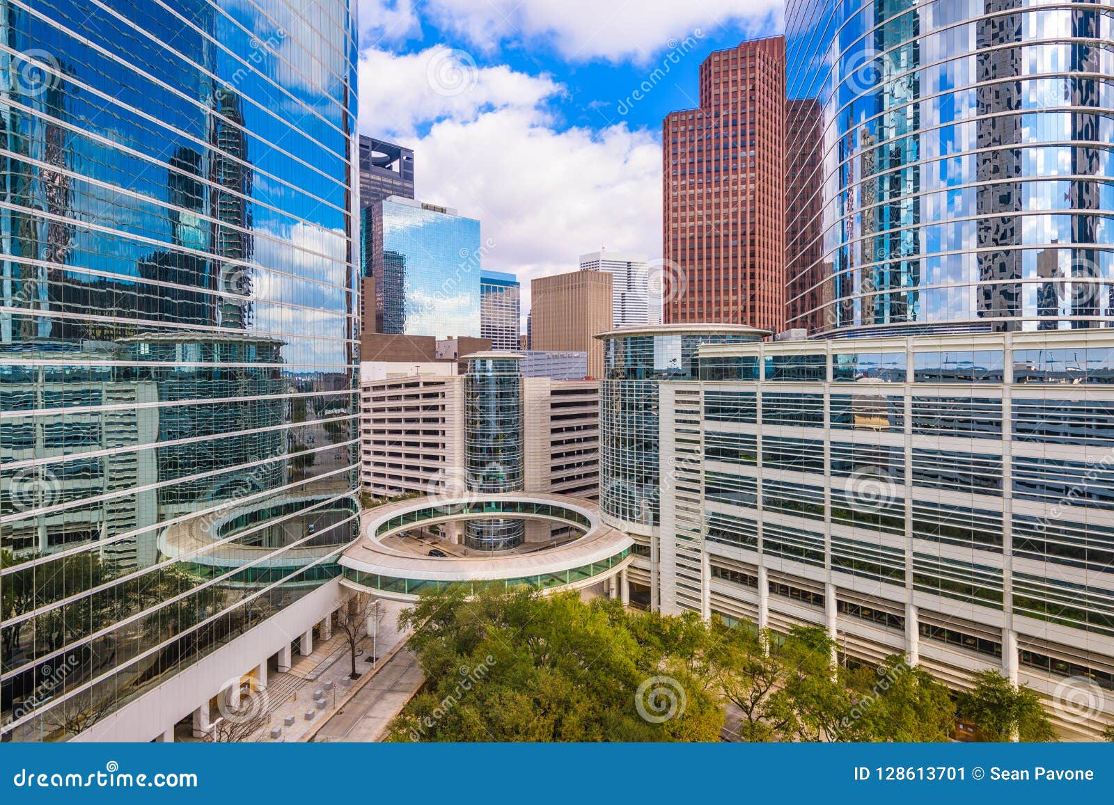 Houston, Texas, USA Cityscape Stock Image - Image of buildings, office ...
