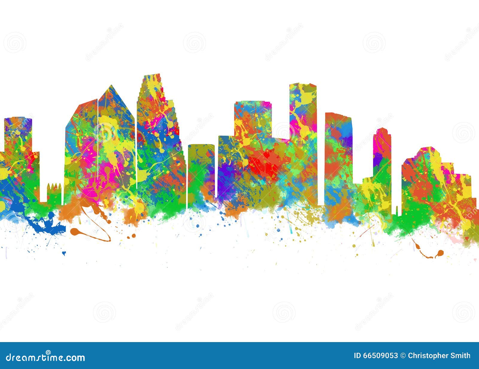 Houston Texas stock illustration. Illustration of fine - 66509053