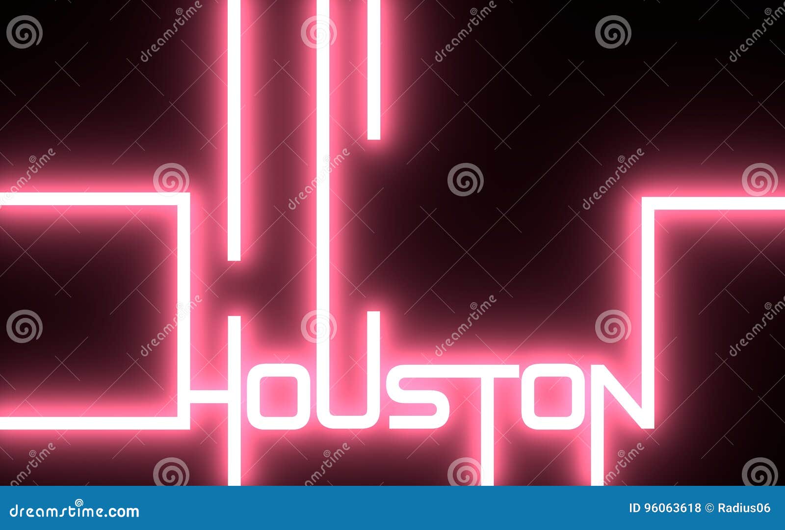 Houston text design. stock illustration. Illustration of banner - 96063618