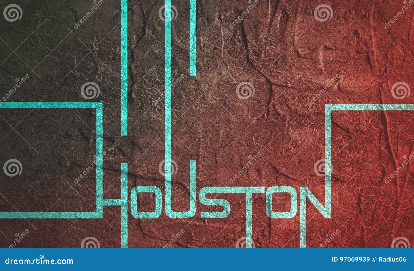 Houston text design. stock illustration. Illustration of element - 97069939