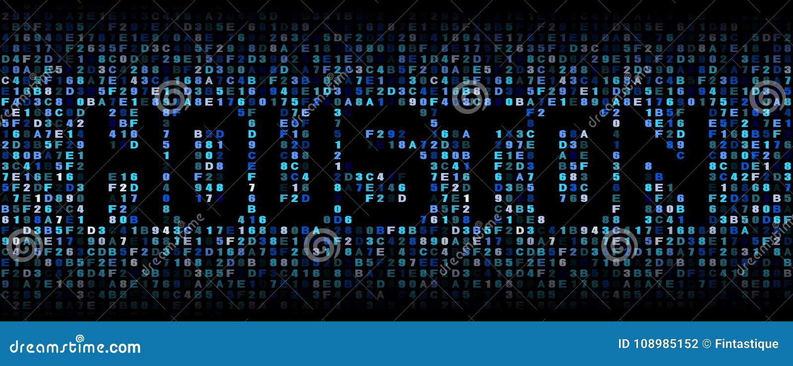 Houston Text on Hex Code Illustration Stock Illustration - Illustration ...