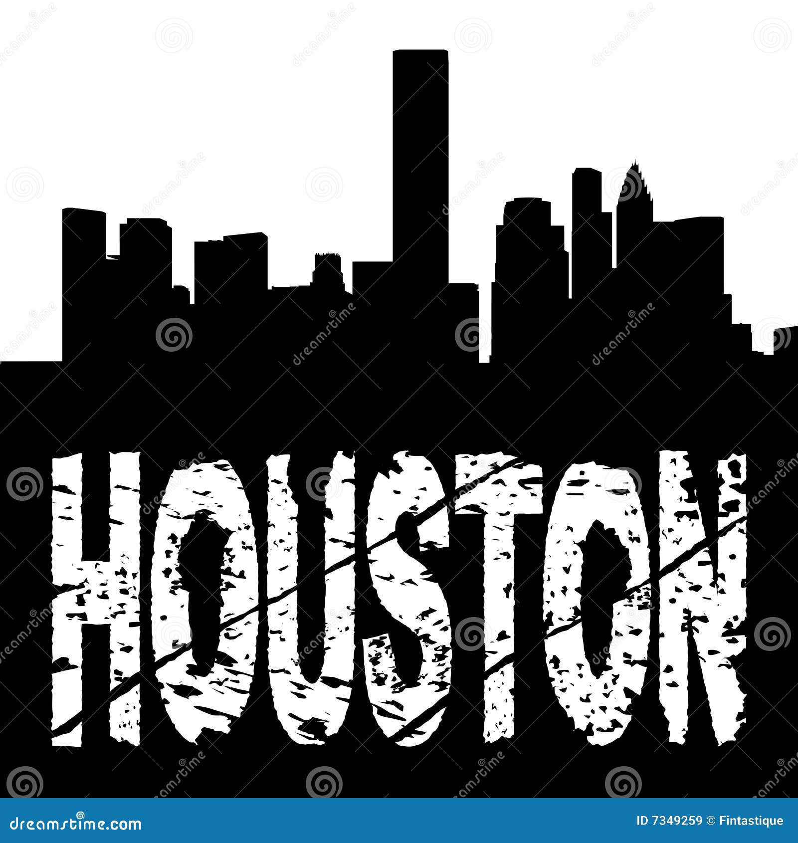 Houston Vector Art