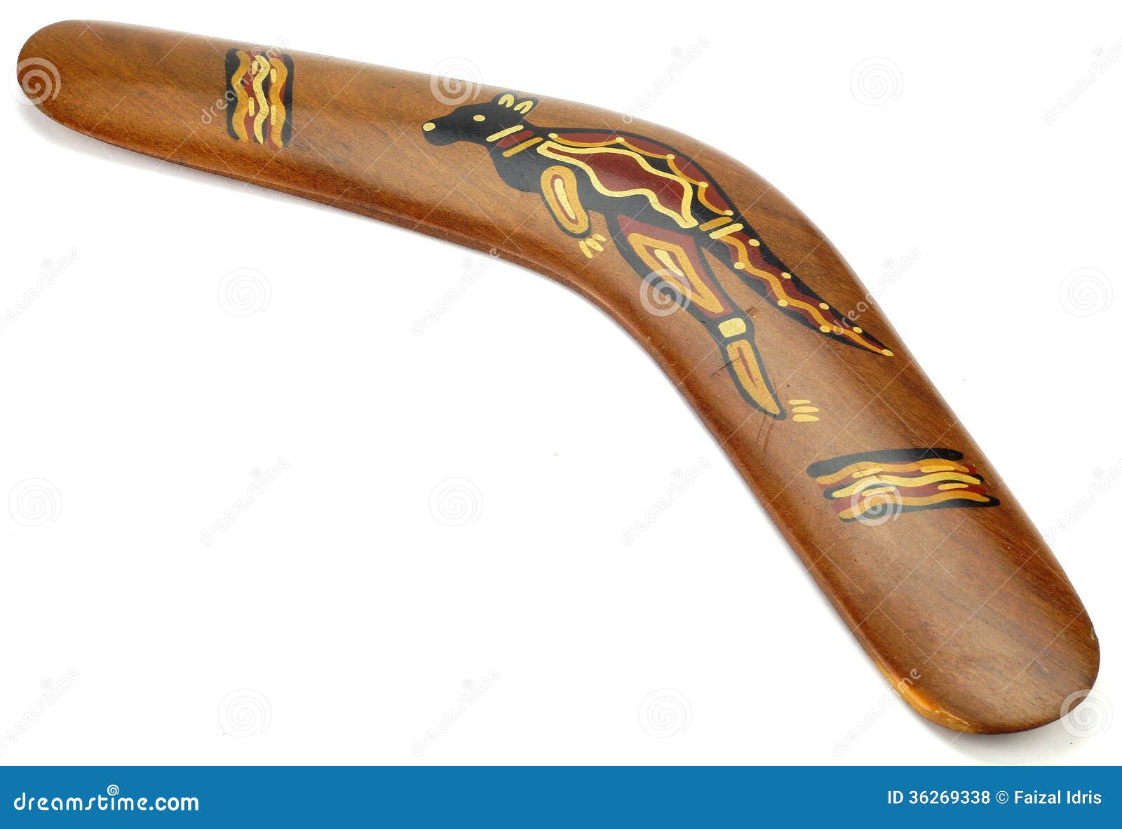 Houten Australische Boemerang Stock Foto - Image of cultuur, patroon ...