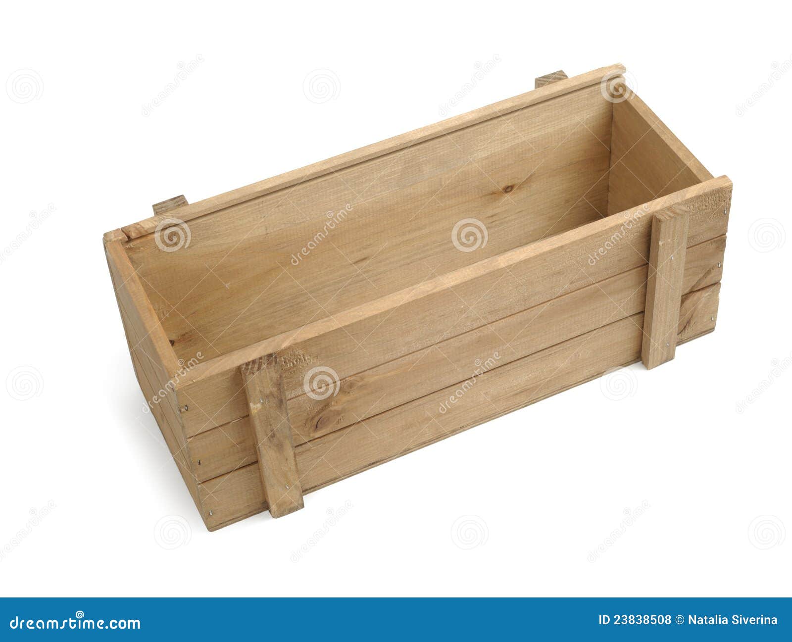 Houten Doos stock foto. Image of open, boomstam, geïsoleerd - 23838508