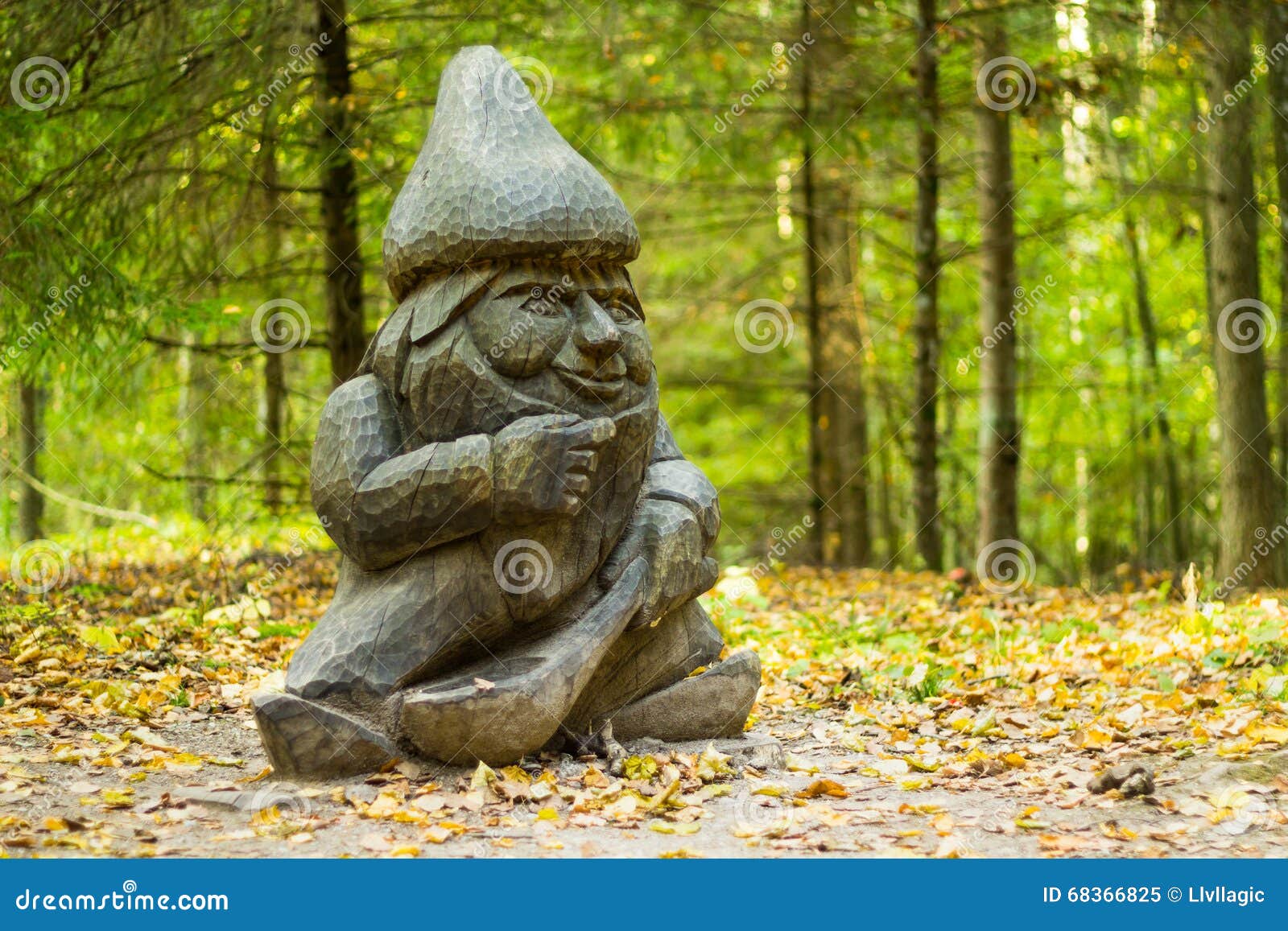 Houten dwerg stock afbeelding. Image of leprechaun, gnoom - 68366825