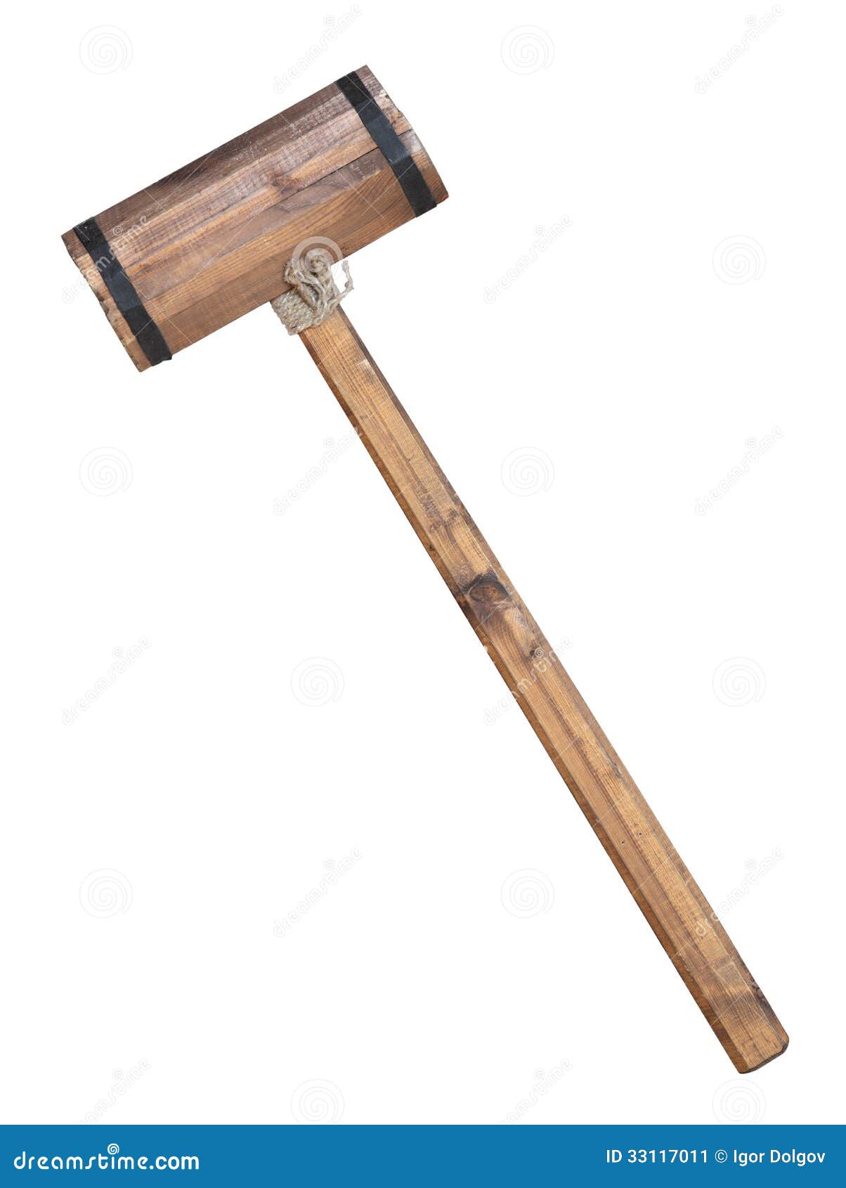 Houten hamer stock afbeelding. Image of groot, achtergrond - 33117011