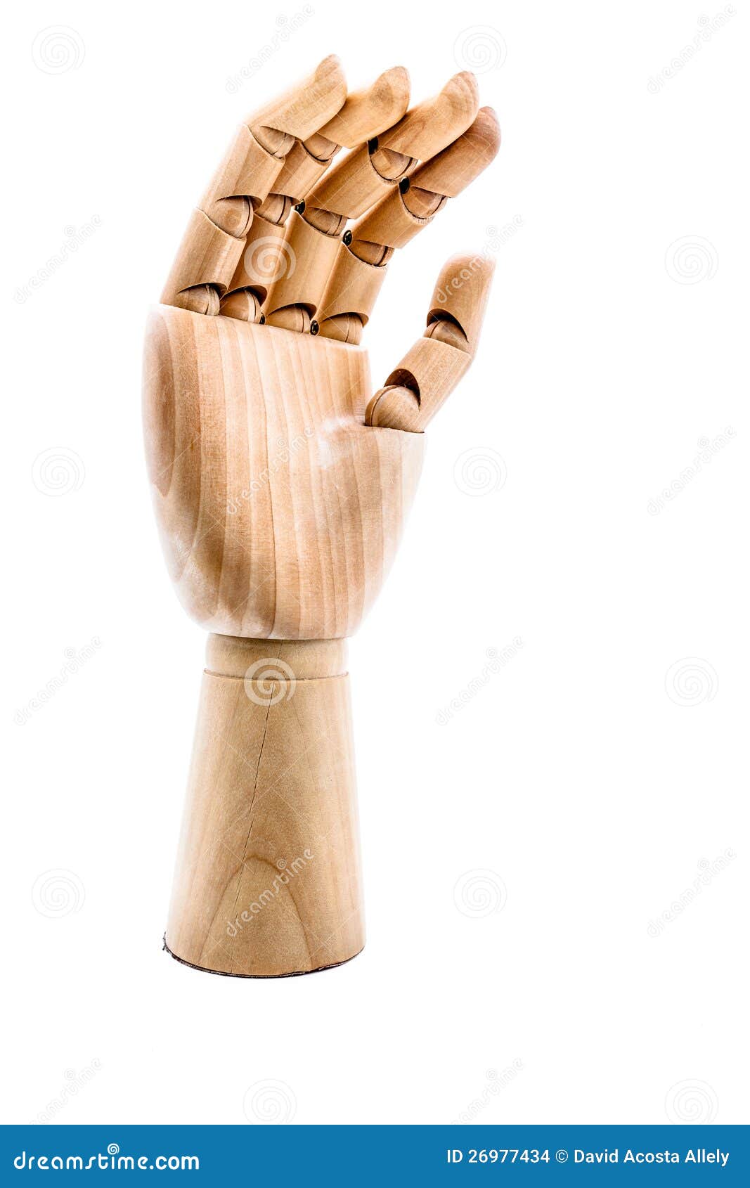 Houten hand stock foto. Image of nabootser, proef, begrip - 26977434
