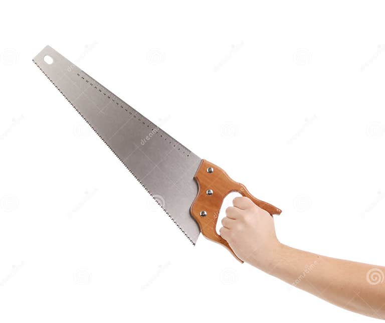 Houten handzaag. stock foto. Image of hout, enkelvoudig - 40256582