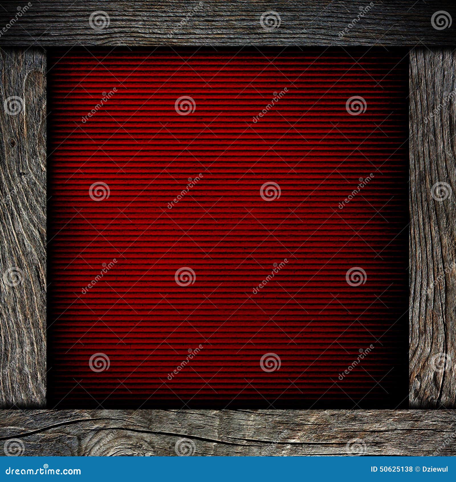 Houten Kader Met Rood Document Stock Foto - Image of bruin, document ...