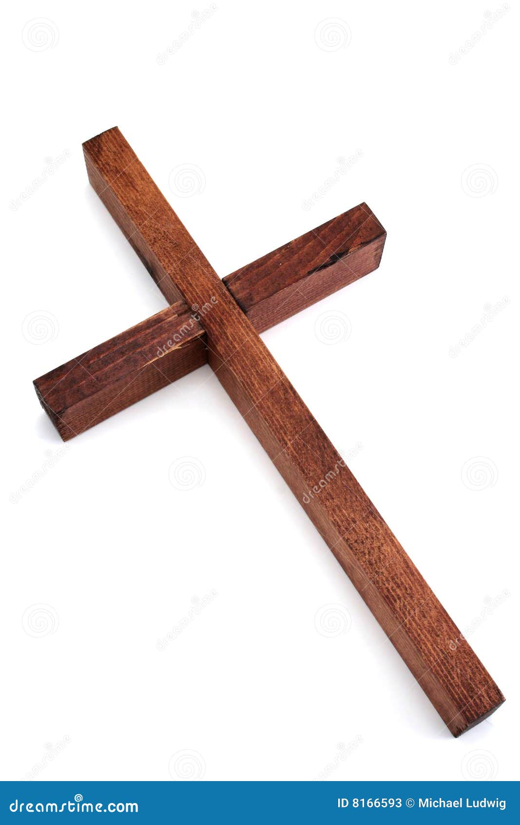 Houten Kruis stock afbeelding. Image of kerk, spiritualiteit - 8166593