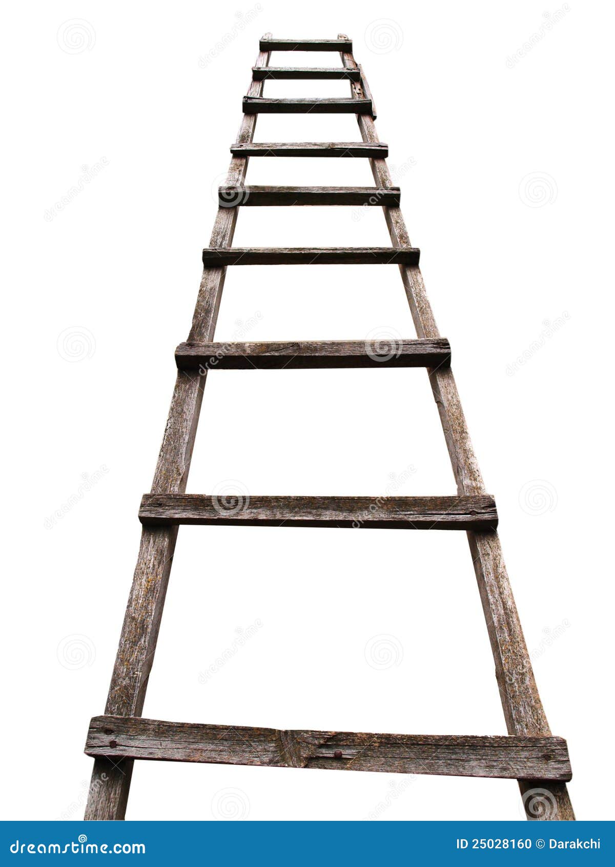 Houten ladder stock foto. Image of hoogten, huis, bouw - 25028160