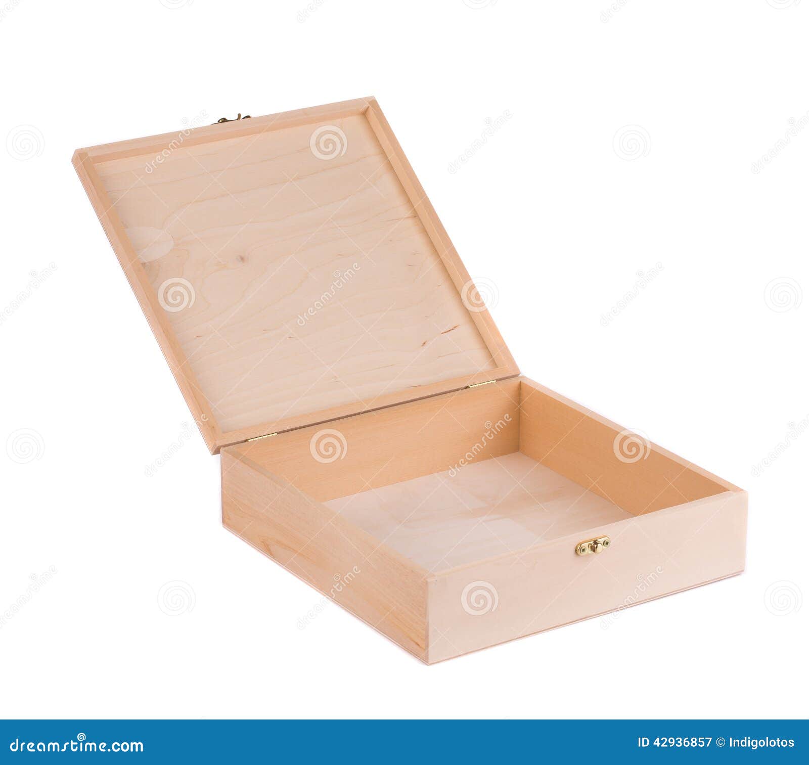 Houten lege doos stock afbeelding. Image of schoonheid - 42936857