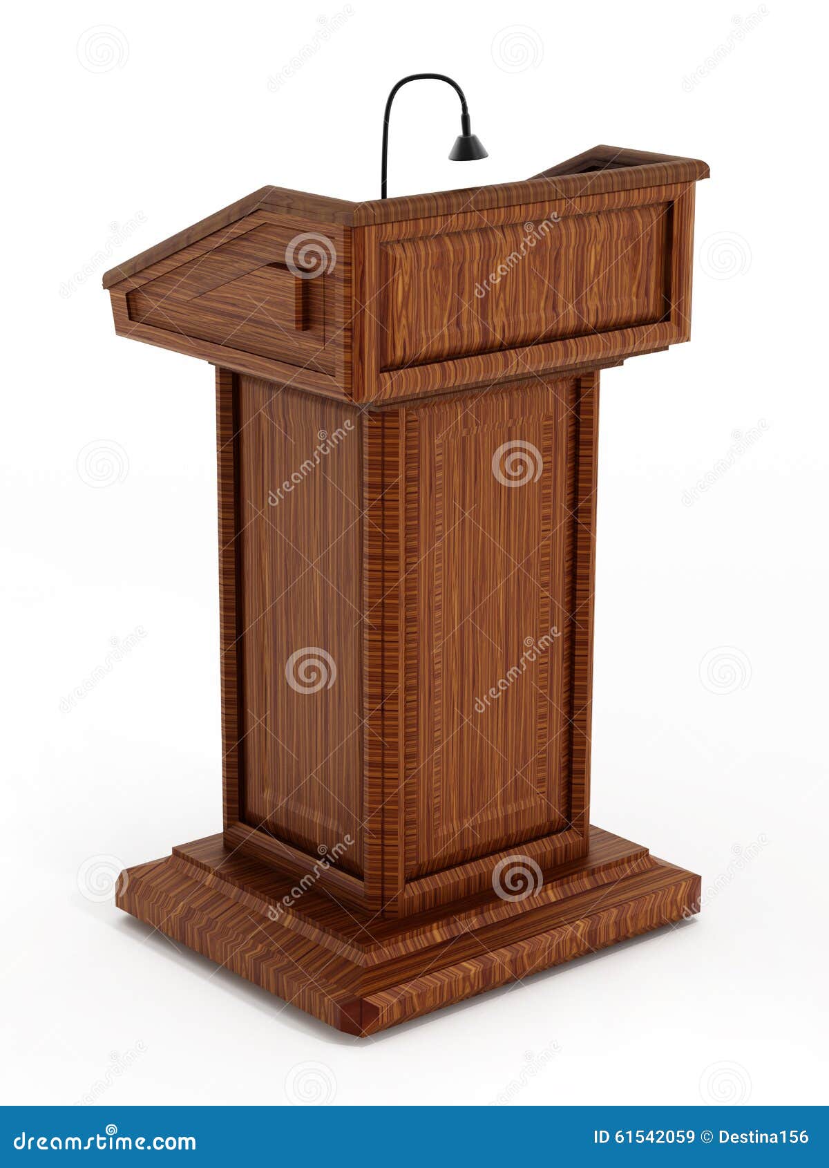 Houten lessenaar stock afbeelding. Image of openbaar - 61542059