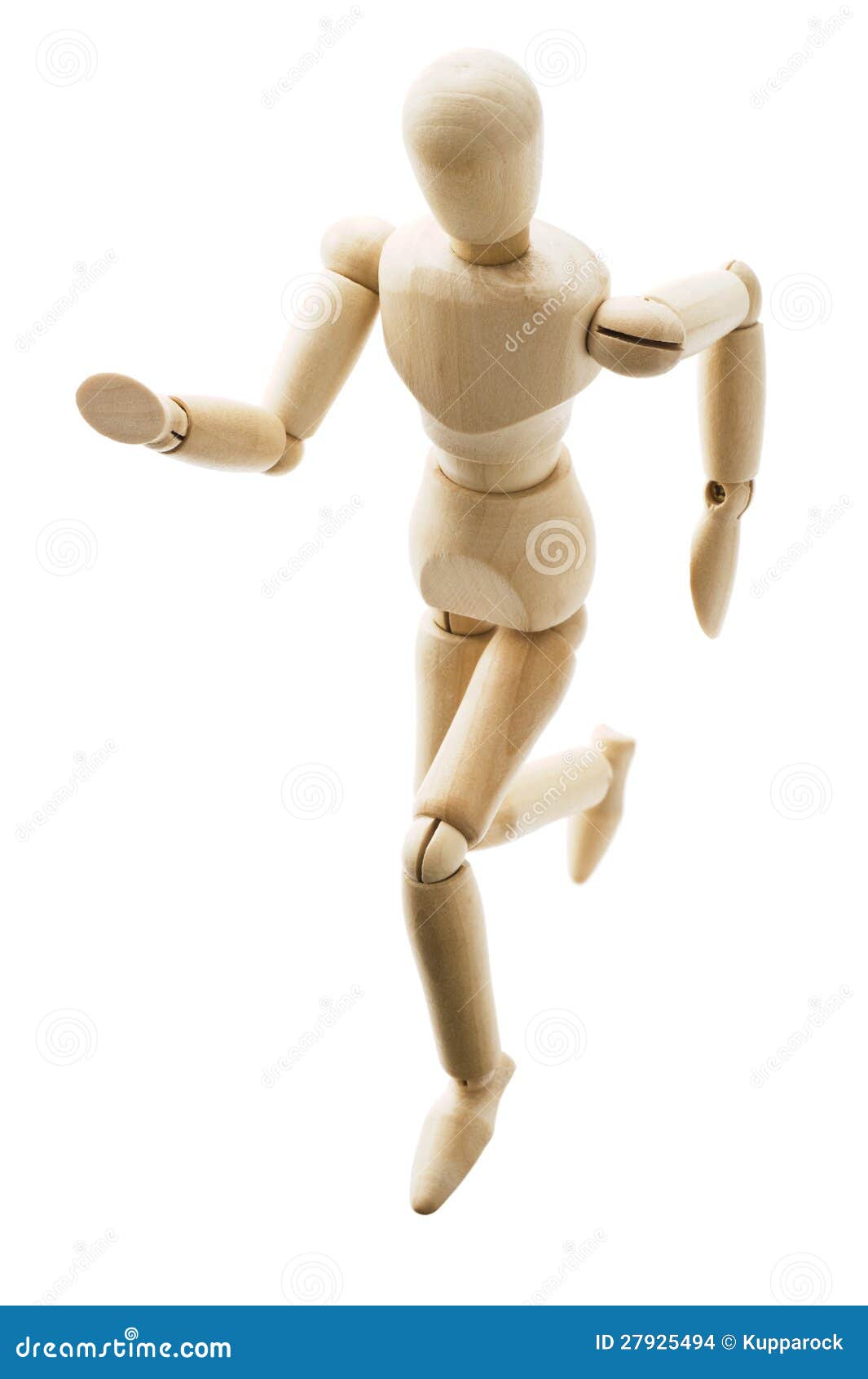 Houten pop stock foto. Image of actie, stel, looppas - 27925494