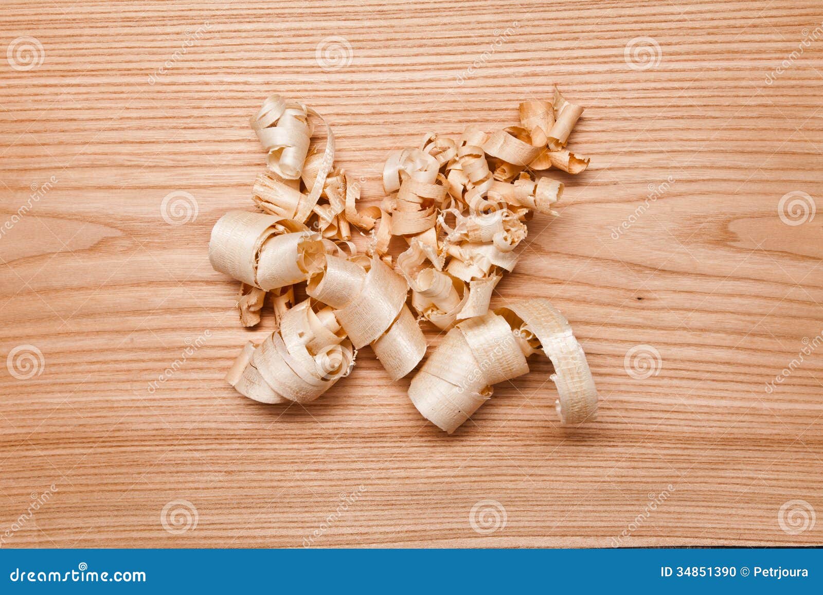 Houtspaanders (spaanders) Op Houten Oppervlakte Stock Foto - Image of ...