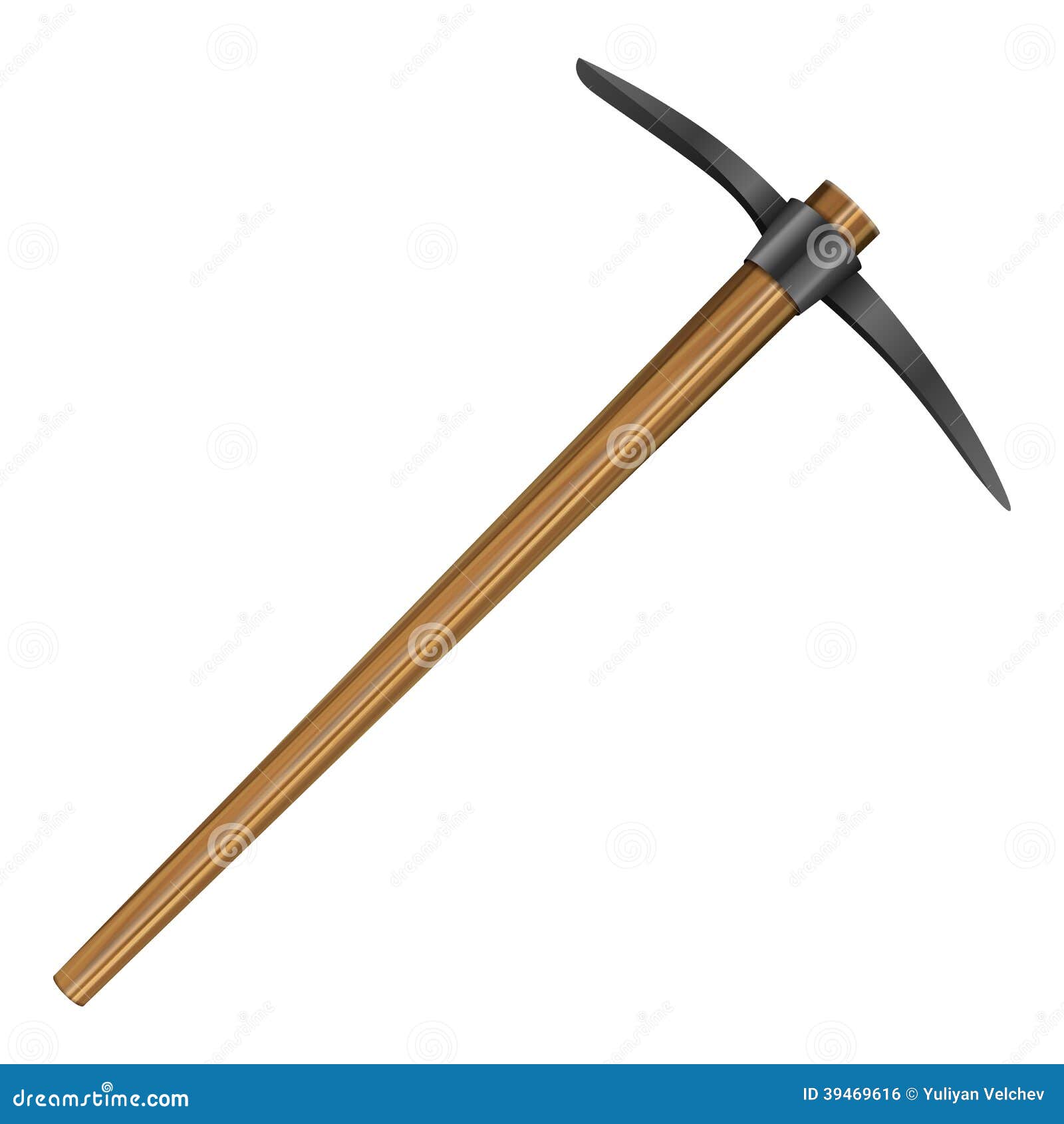 Houweel vector illustratie. Illustration of staal, graver - 39469616