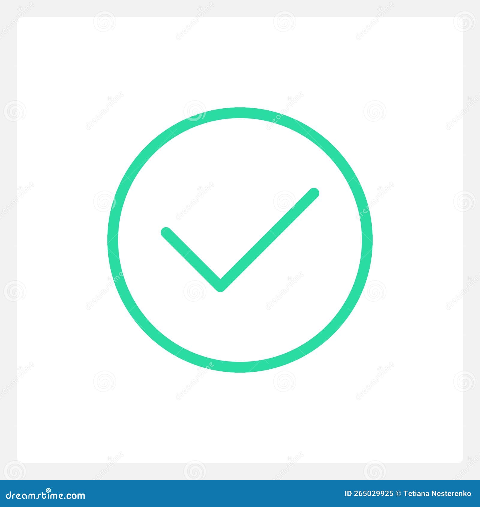 Hover Approve Button Ui Element Template Stock Vector Illustration Of