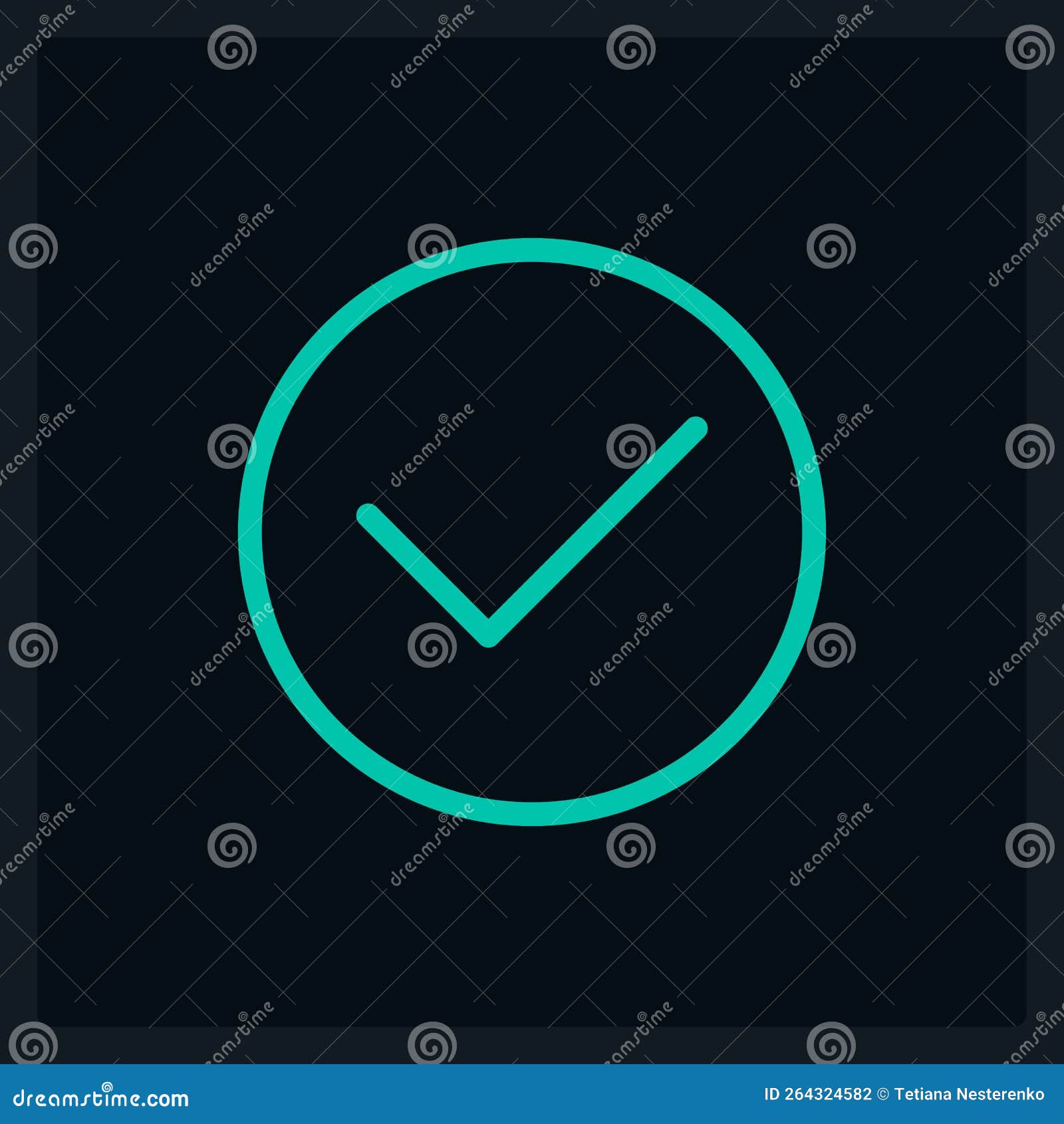 Hover Confirmation Button Ui Element Template Stock Vector