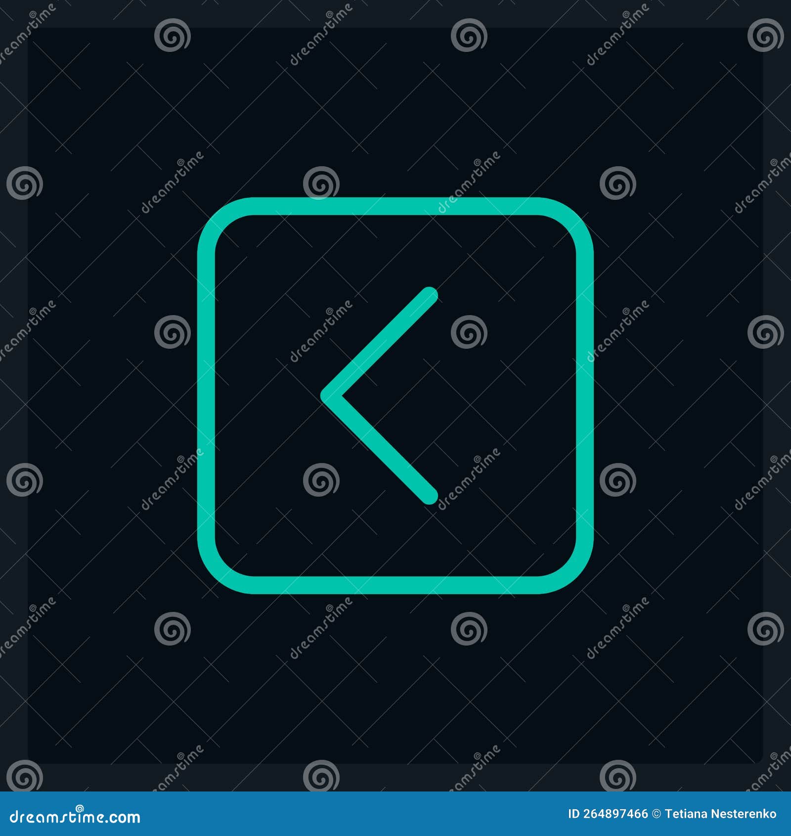 Hover Previous Direction UI Element Template Vector Illustration | CartoonDealer.com #264897466