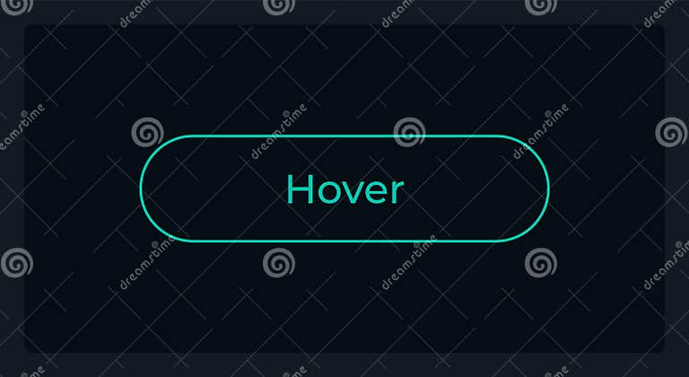 Hover Sign Up Button State UI Element Template Stock Vector - Illustration of responsive ...