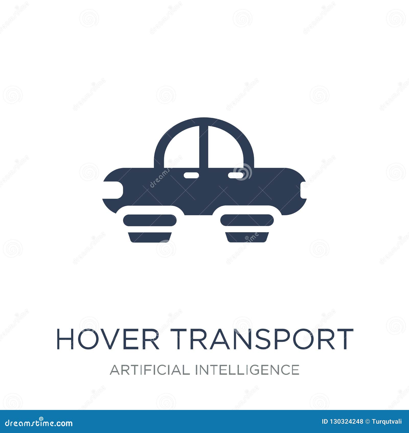 Hover Transport Linear Icon. Modern Outline Hover Transport Logo ...