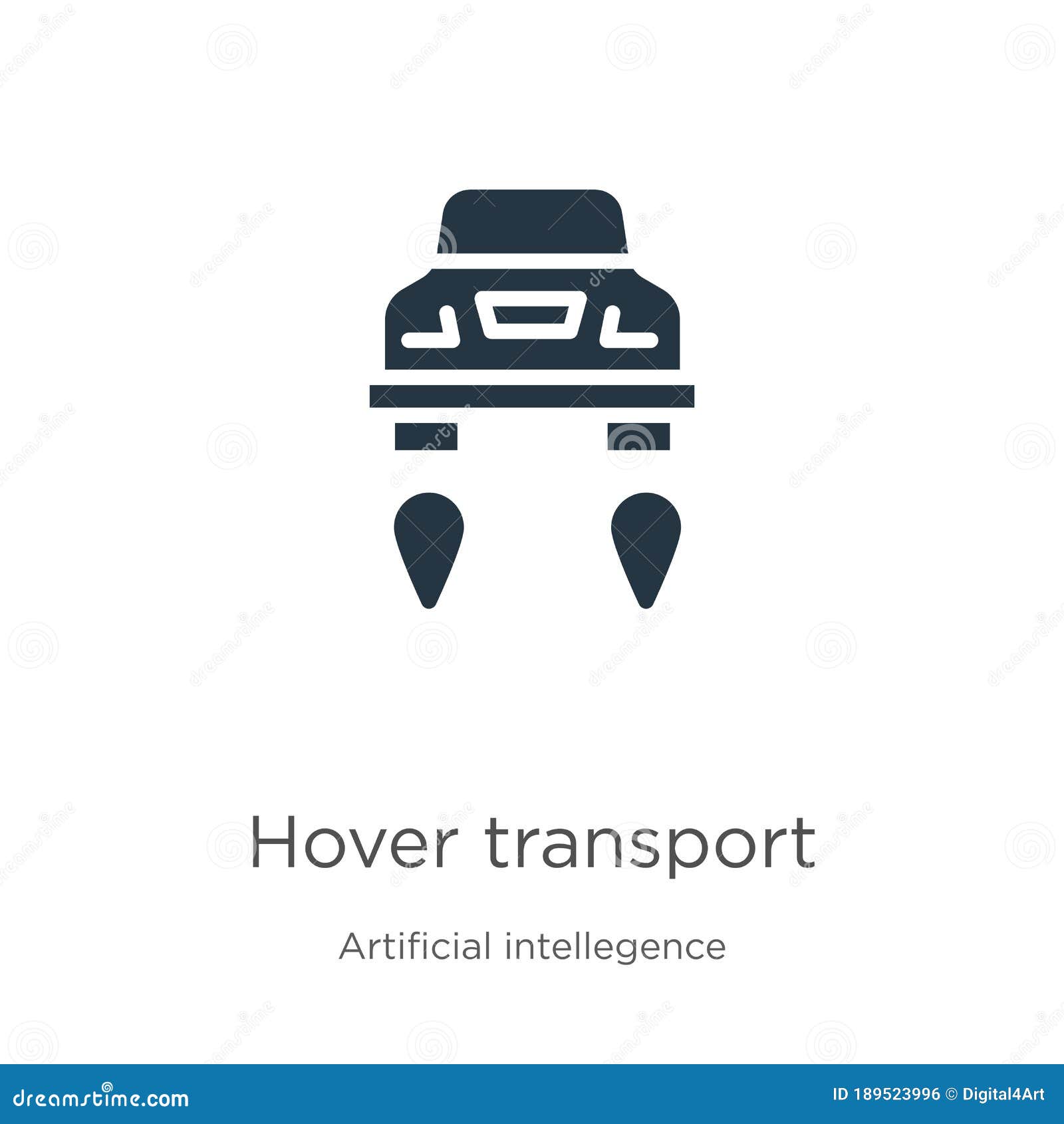 Hover Transport Icon Vector. Trendy Flat Hover Transport Icon from ...