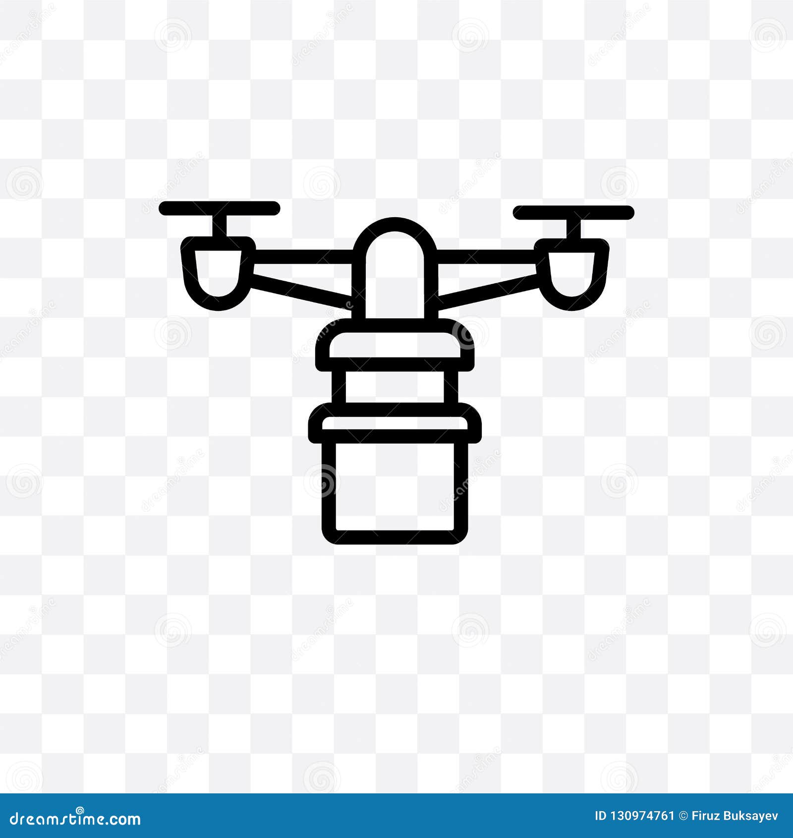 Hover Transport Linear Icon. Modern Outline Hover Transport Logo ...