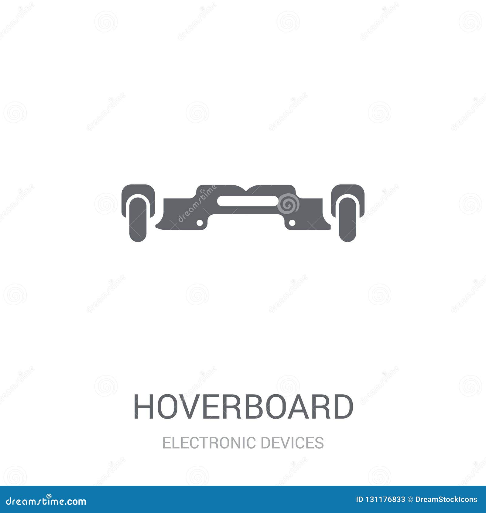 Hoverboard Icon. Trendy Hoverboard Logo Concept on White Background ...