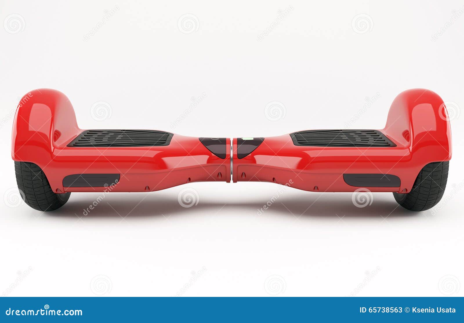 Hoverboard red stock illustration. Illustration of city - 65738563