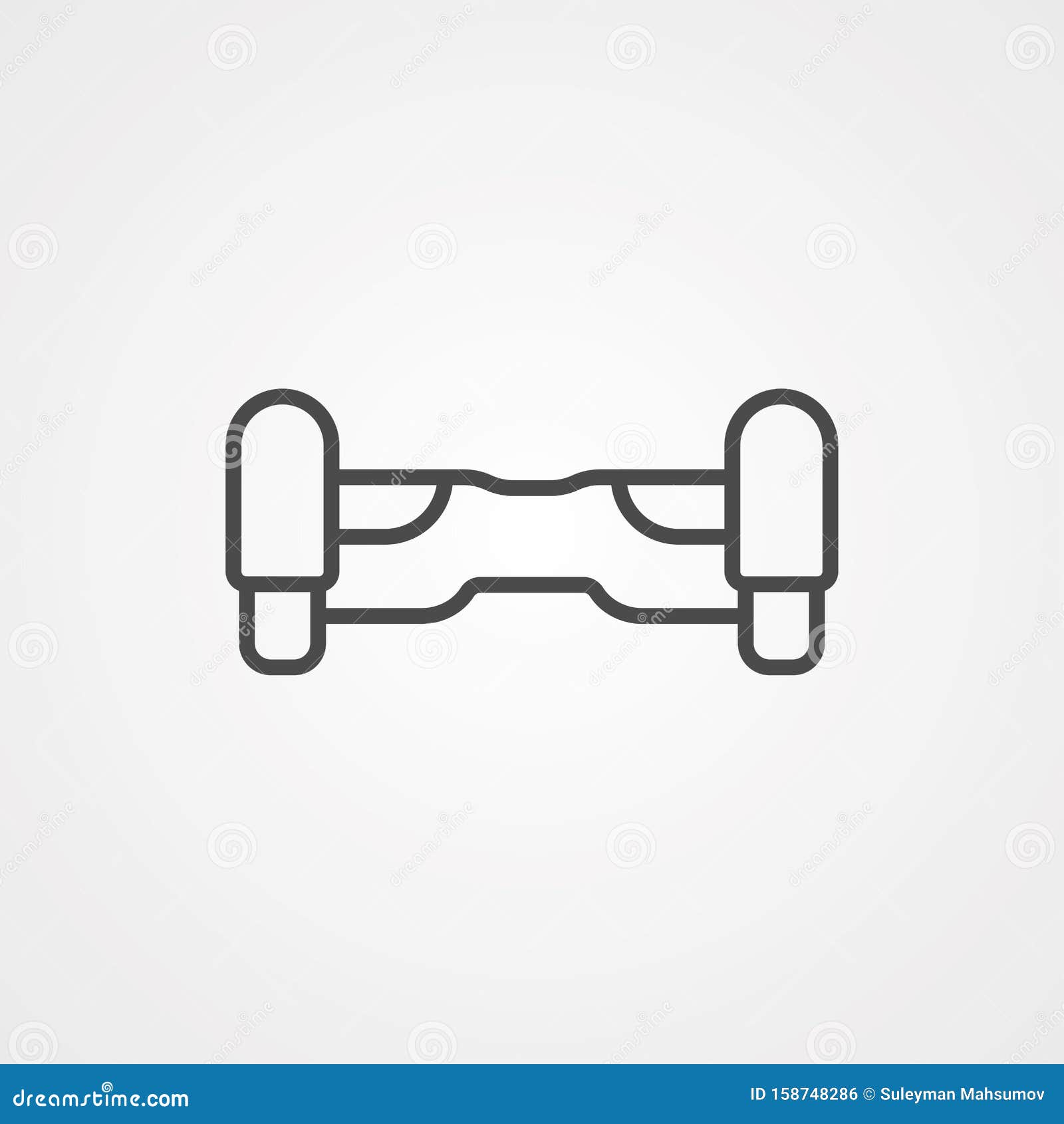 Hoverboard Vector Icon Sign Symbol Stock Illustration - Illustration of ...