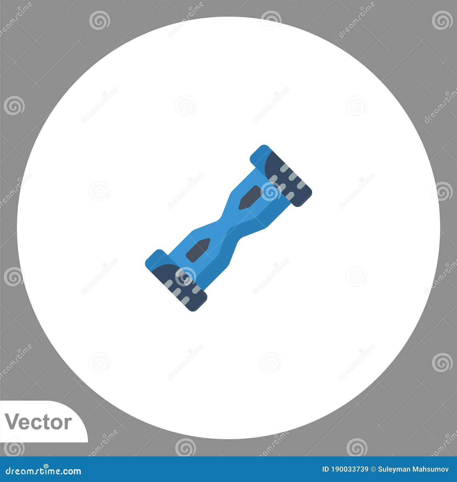 Hoverboard Vector Icon Sign Symbol Stock Vector - Illustration of icon ...