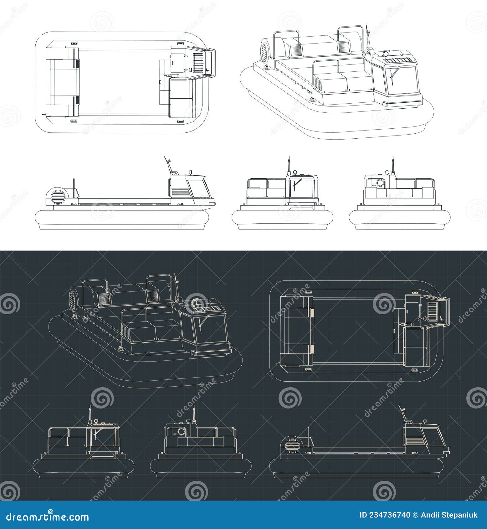 Ferry Drawings Illustration | CartoonDealer.com #191103864