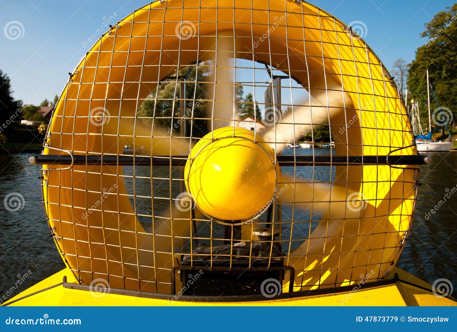Hovercraft propeller stock image. Image of ship, speed - 47873779