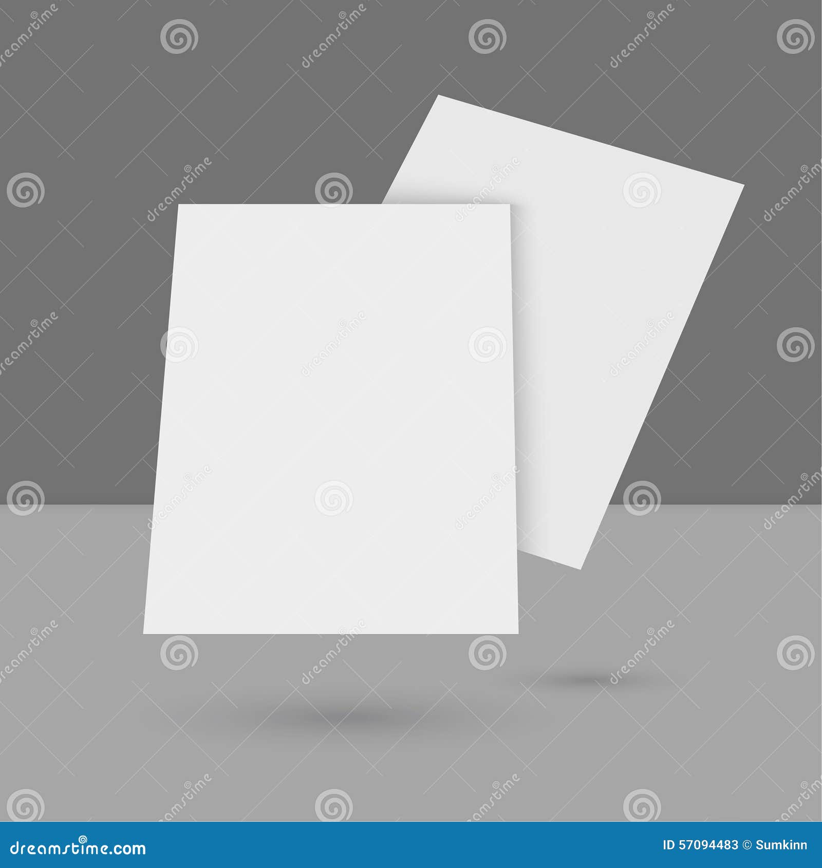 Hovering Blank Empty Magazine Stock Vector - Illustration of notebook ...