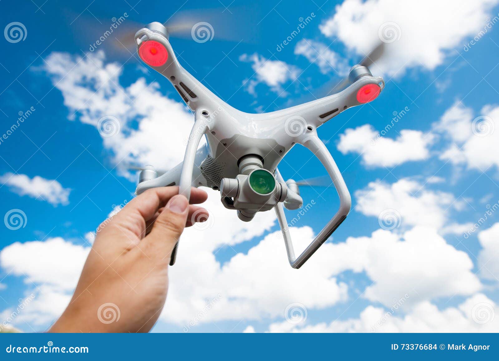 Hovering Drone Captures Futuristic Industry In Mid Air Generated By AI ...