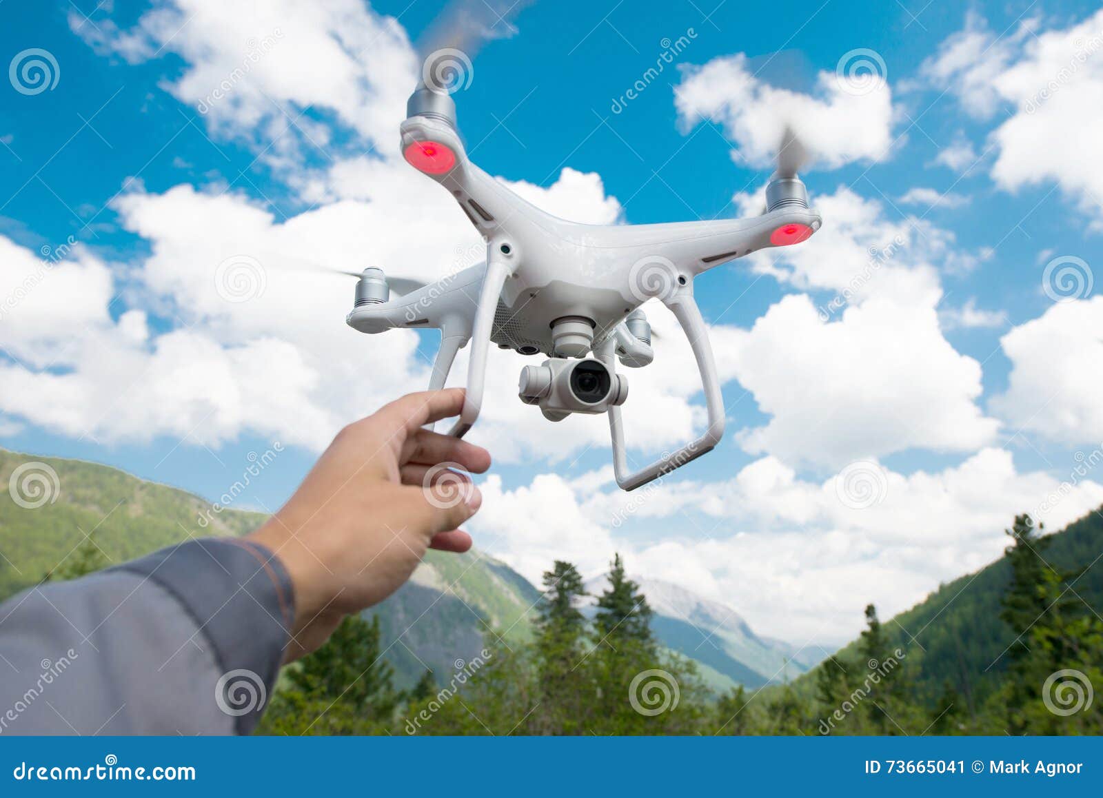 Hovering Drone Captures Futuristic Industry In Mid Air Generated By AI ...